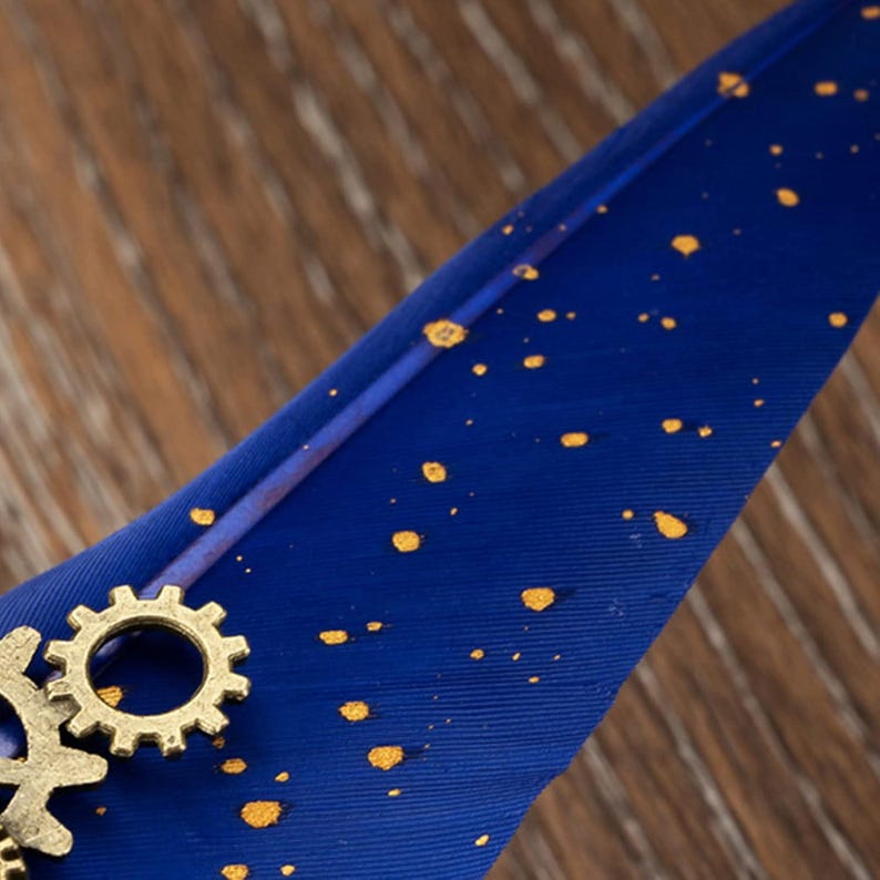 Wicca Feather Quill Pen Set, Witch Home Decor Writing Instrument ...