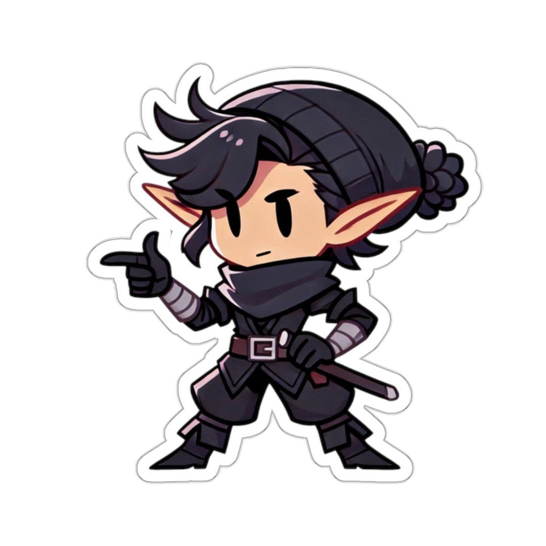 Elf Rogue Cute Playable Characters TTRPG RPG High Fantasy Dnd Cute ...