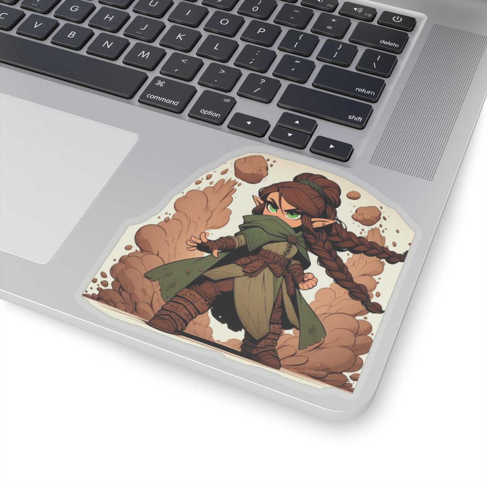 Playable TTRPG, Dwarf Druid, Dnd Characters, Kiss-cut Stickers, Species ...