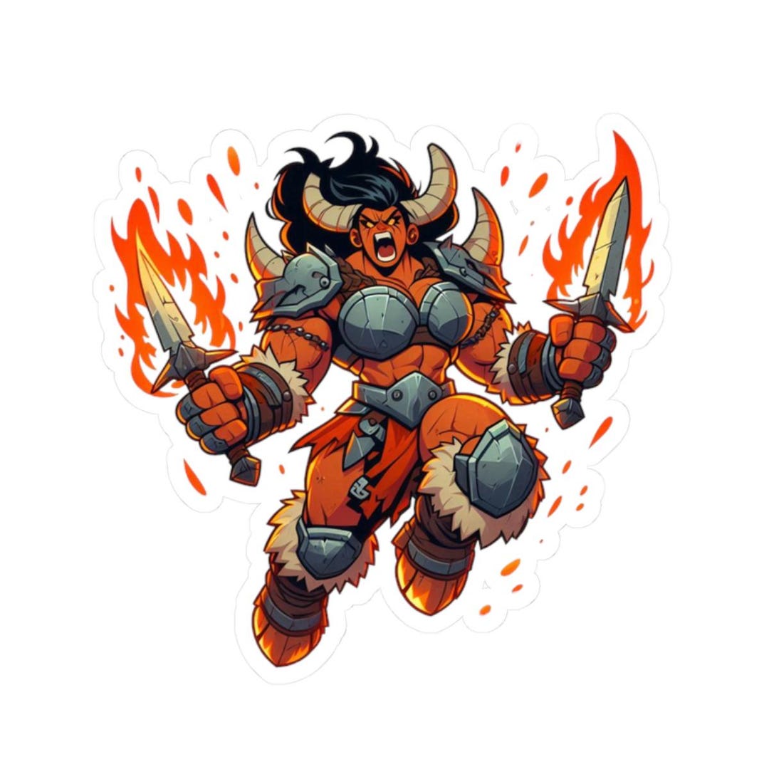 Goliath Barbarian Sticker: Playable Dnd Character Decal - Etsy