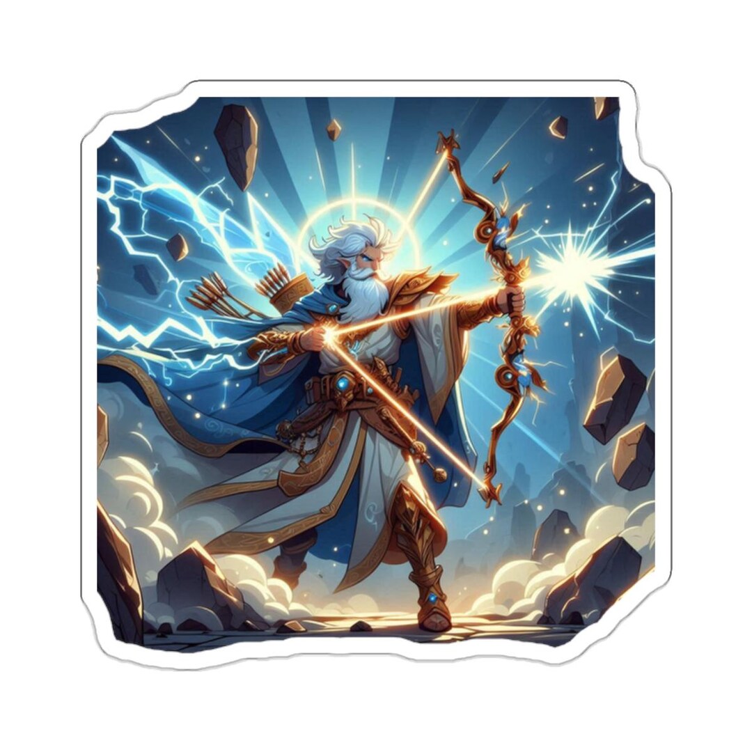 Playable TTRPG, Celestial Ranger, Dnd Characters, Kiss-cut Stickers ...