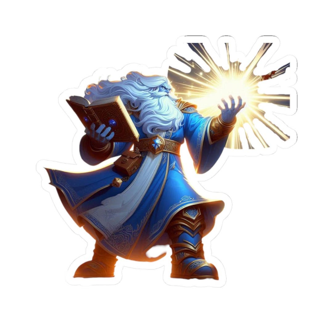 Large and Small Fantasy Dnd/ttrpg Goliath Sorcerer Character Stickers ...