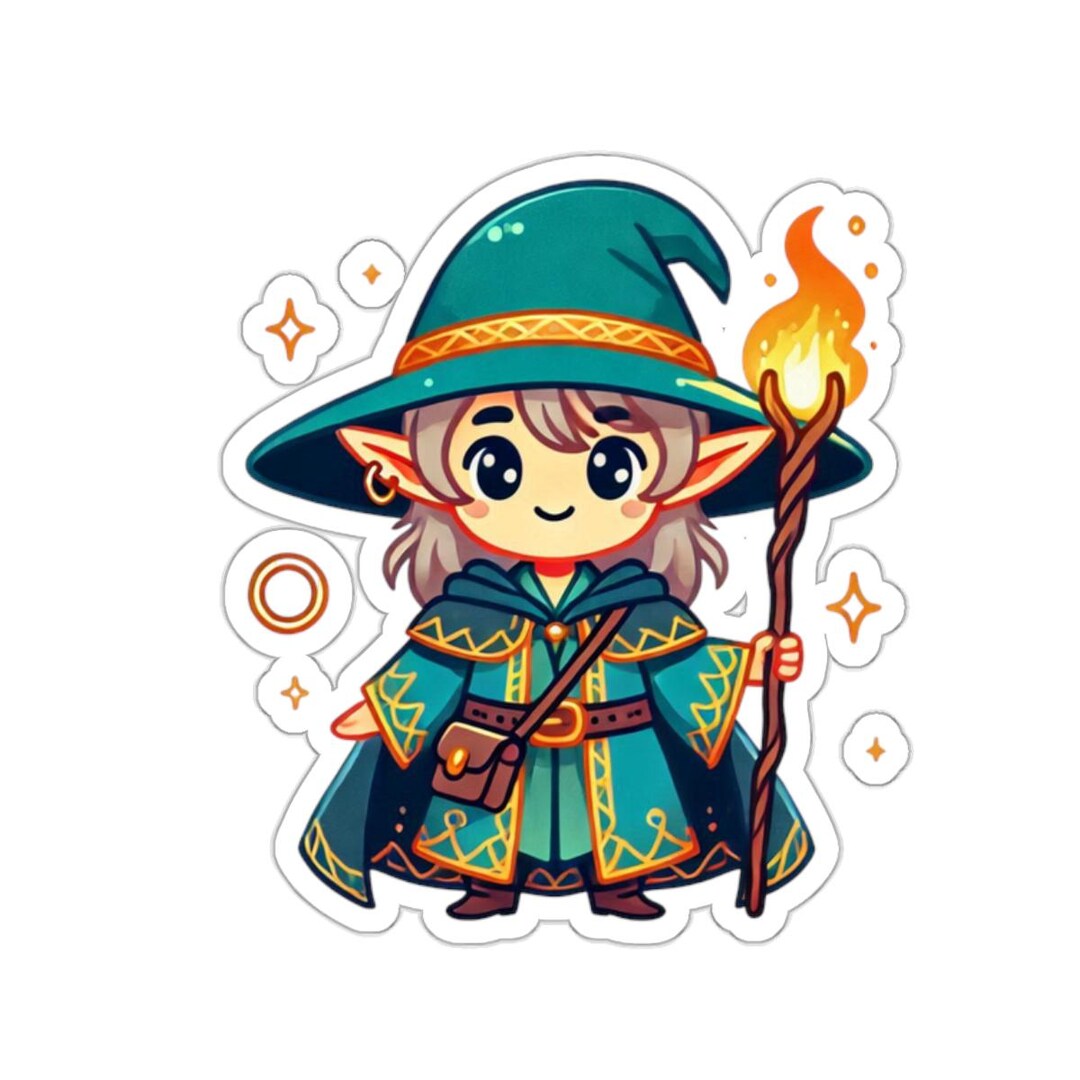 Elf Wizard Cute Playable Characters TTRPG RPG High Fantasy Dnd Cute ...