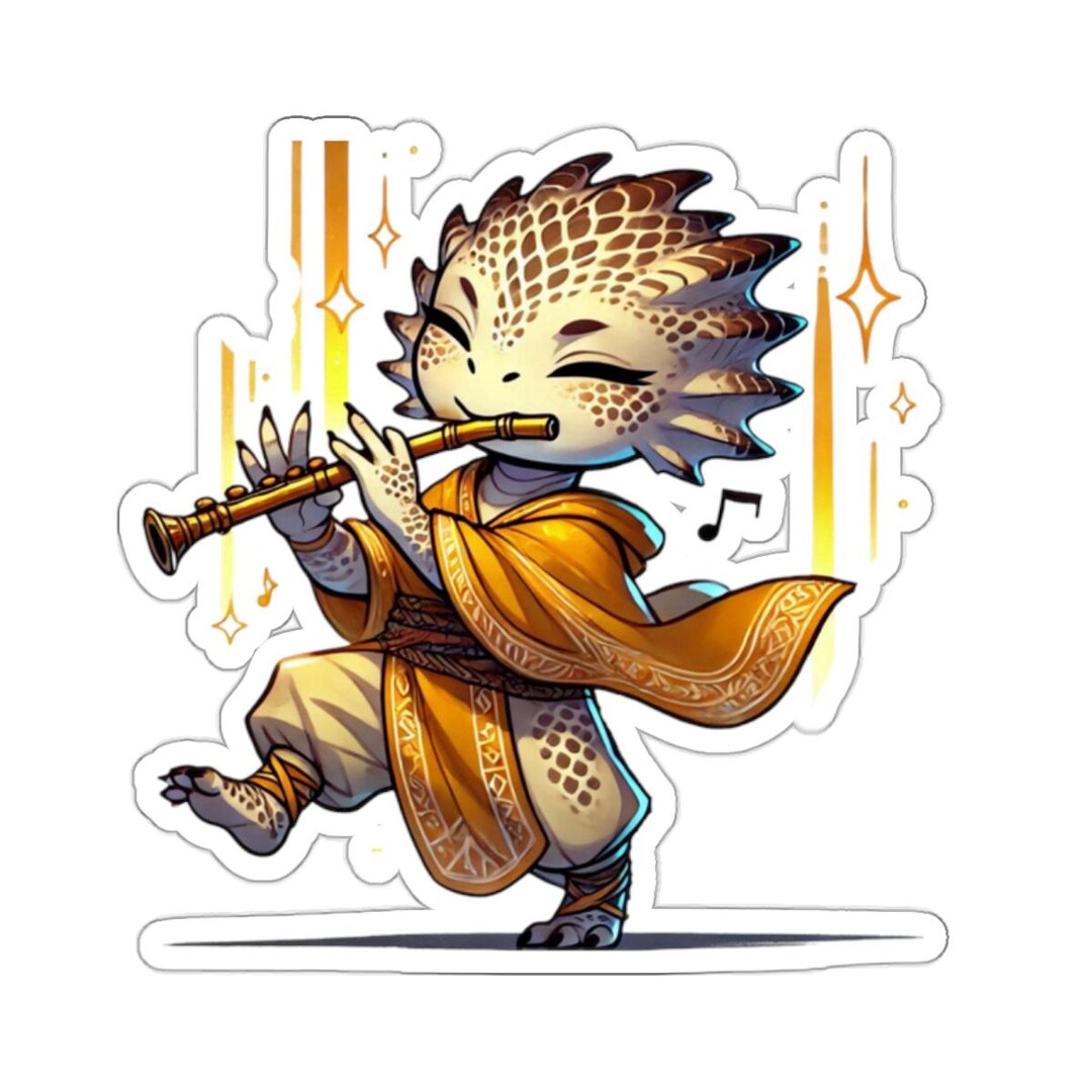 Dragonborn Bard Character Decals, Dnd TTRPG Decals for Laptops and ...