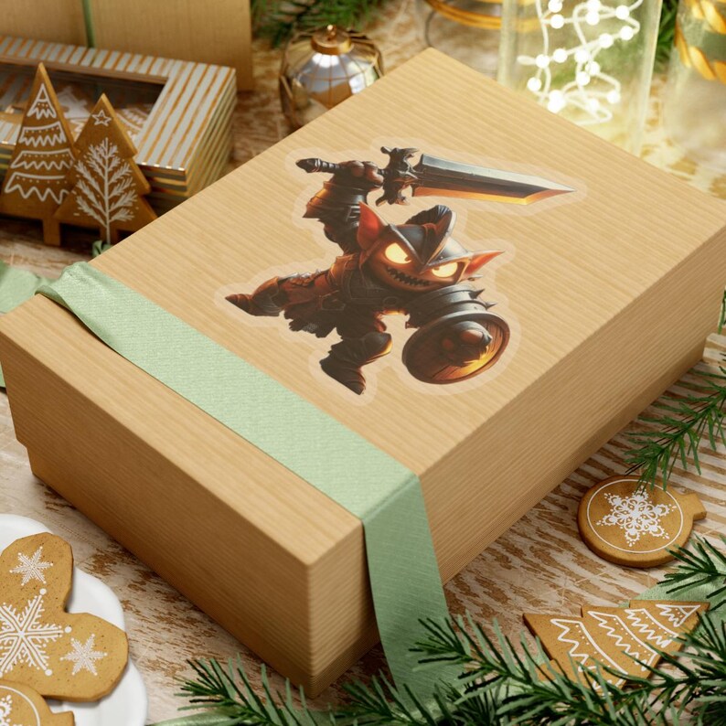 Kobold Barbarian Sticker, D&D Decal, Scary TTRPG Attack, Gaming Fan ...