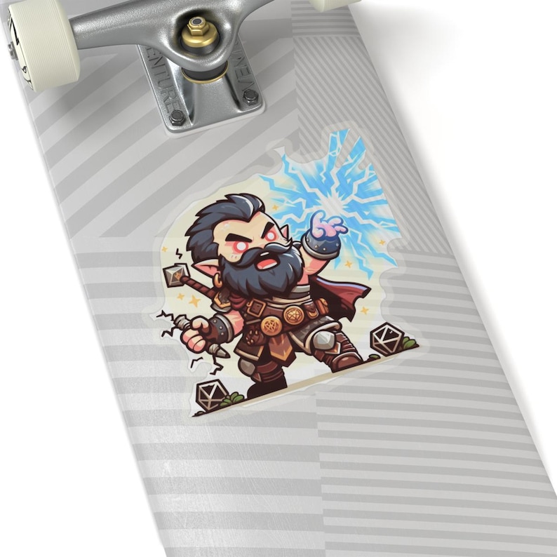 Dwarf Warlock Sticker: Playable Dnd Character, TTRPG Gift - Etsy