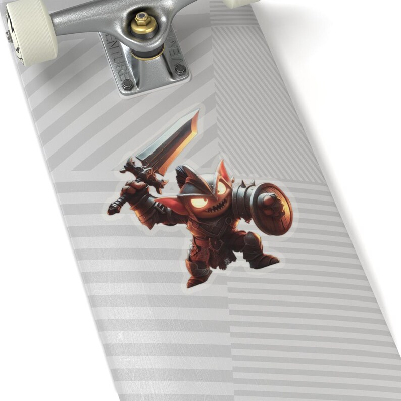 Kobold Barbarian Sticker, D&D Decal, Scary TTRPG Attack, Gaming Fan ...