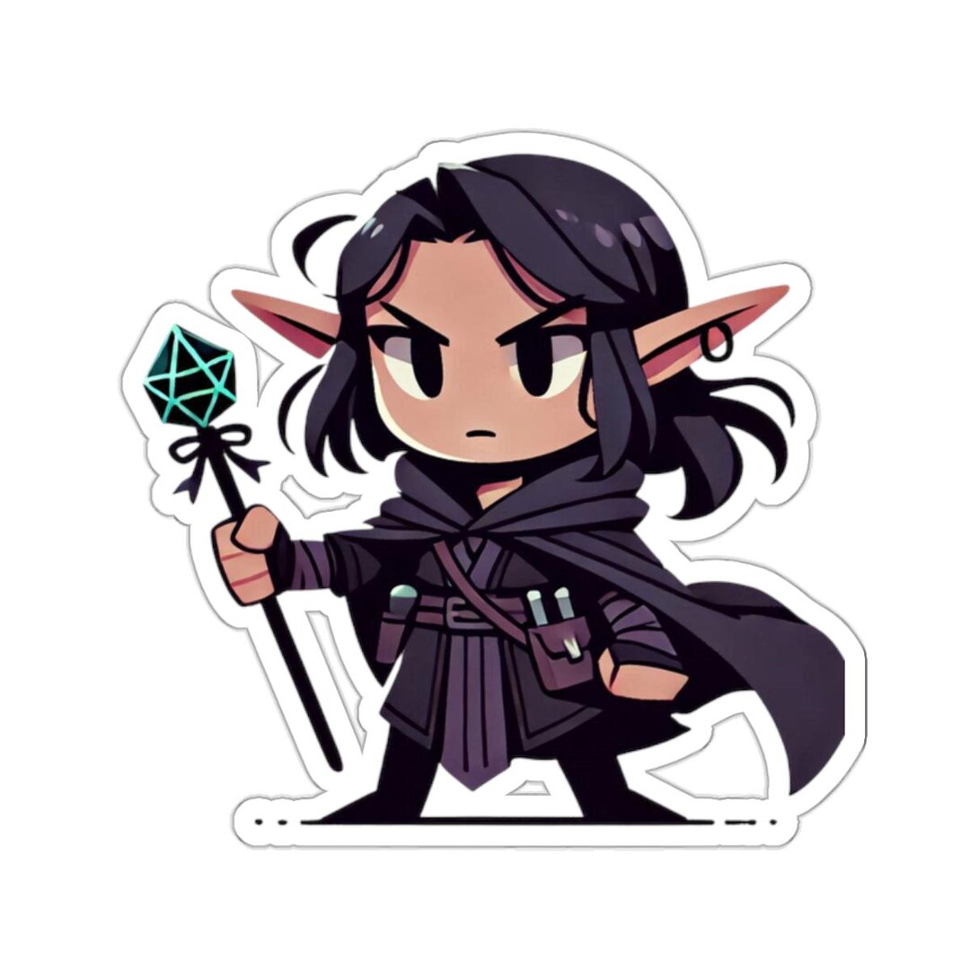 Elf Warlock Cute Playable Characters TTRPG RPG High Fantasy Dnd Cute ...