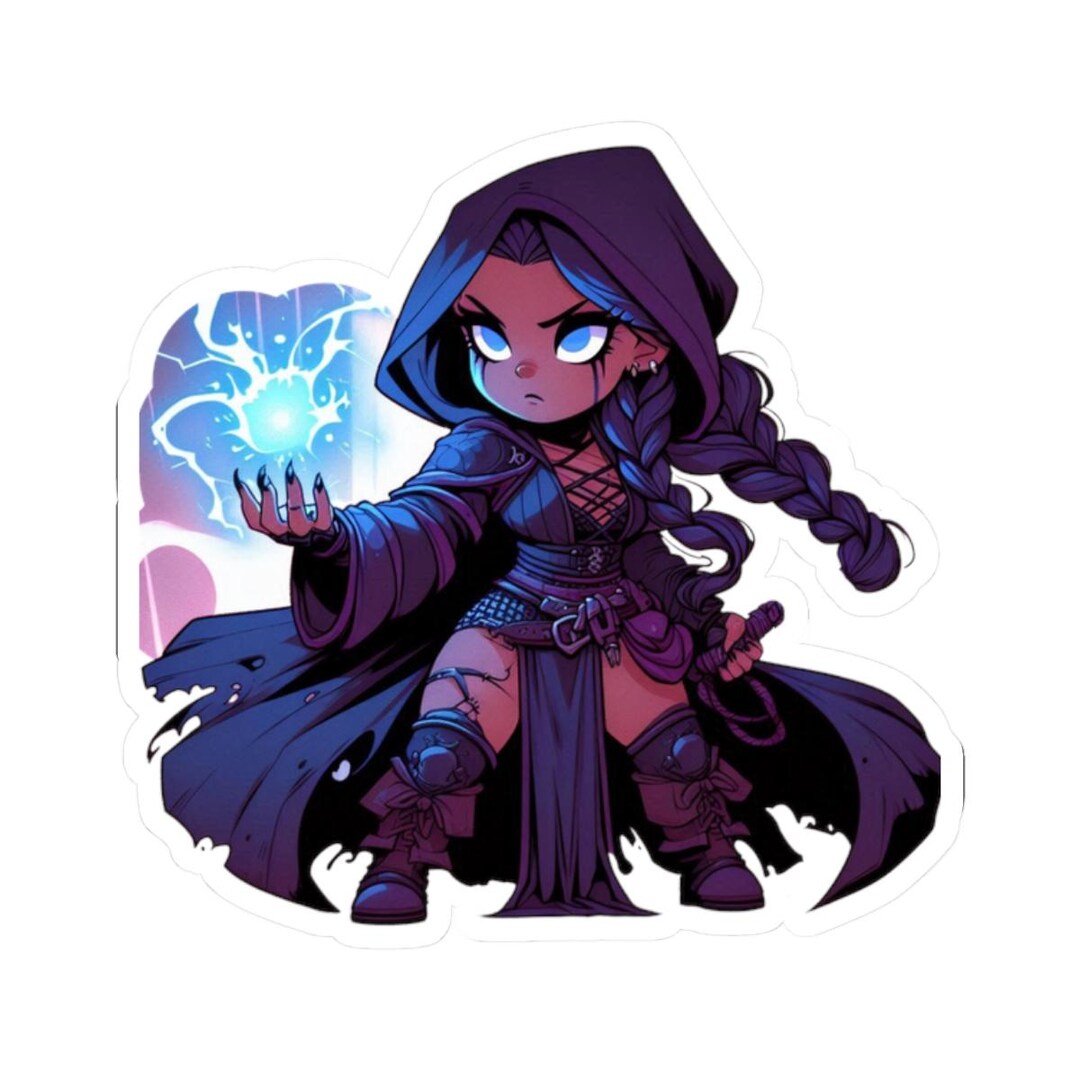 Dwarf Warlock Sticker: Playable Dnd Character, TTRPG Gift - Etsy
