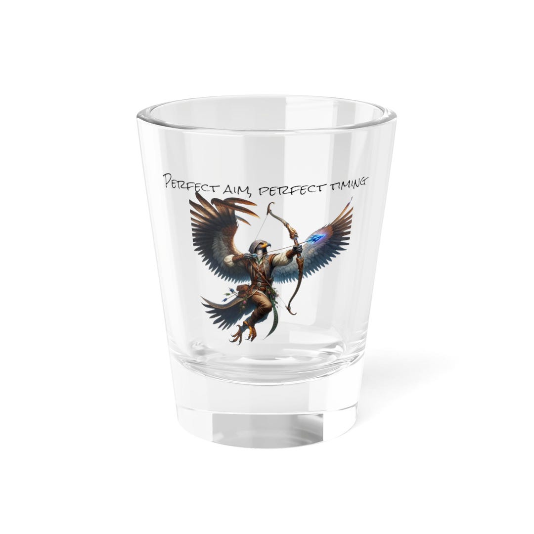Aaracokra Ranger Shot Glass, Aaracokra, Ttrpg Inspired, Dungeon Master ...