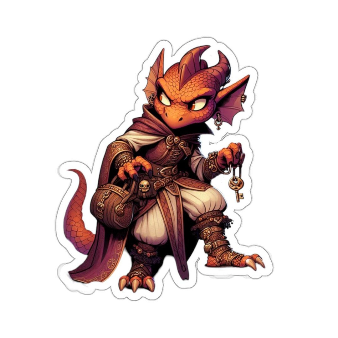 Kobold Rogue Sticker, D&D Decal, TTRPG, Gaming Fan Gift, Fantasy Art ...