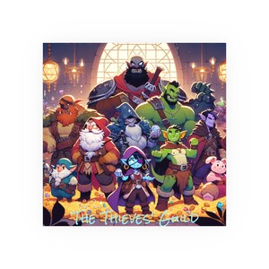 Thieves' Guild Poster, Cool Design for Dnd or TTRPG, Gamemaster's Prop ...