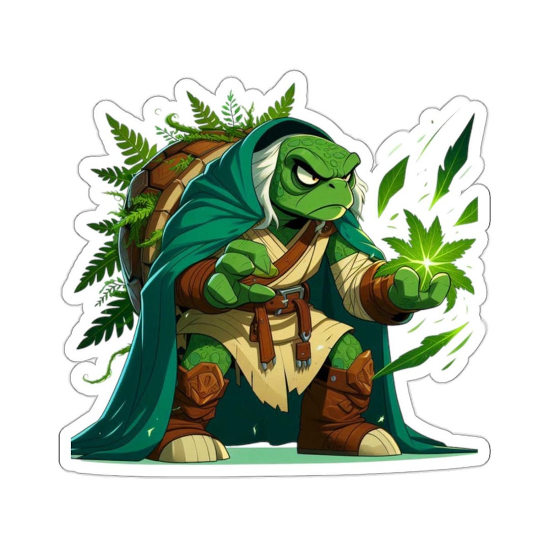 Turtle Druid Stickers, TTRPG, Dnd Decal, Gaming Fantasy Gift, M - Etsy