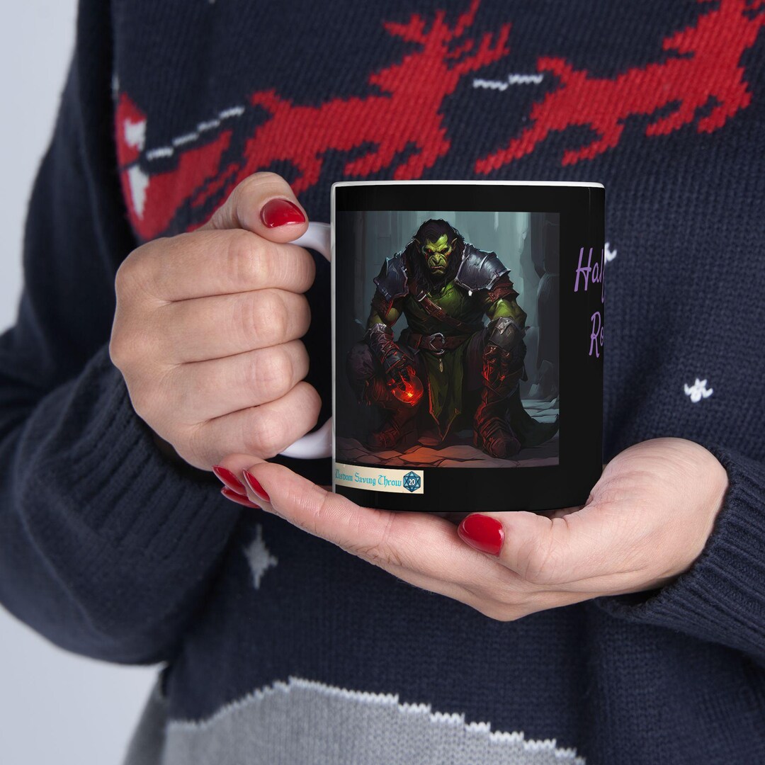 Half-orc Rogue Ceramic Mug - Etsy