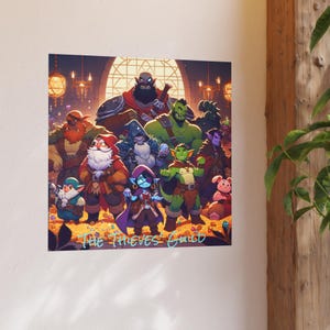 Thieves' Guild Poster, Cool Design for Dnd or TTRPG, Gamemaster's Prop ...
