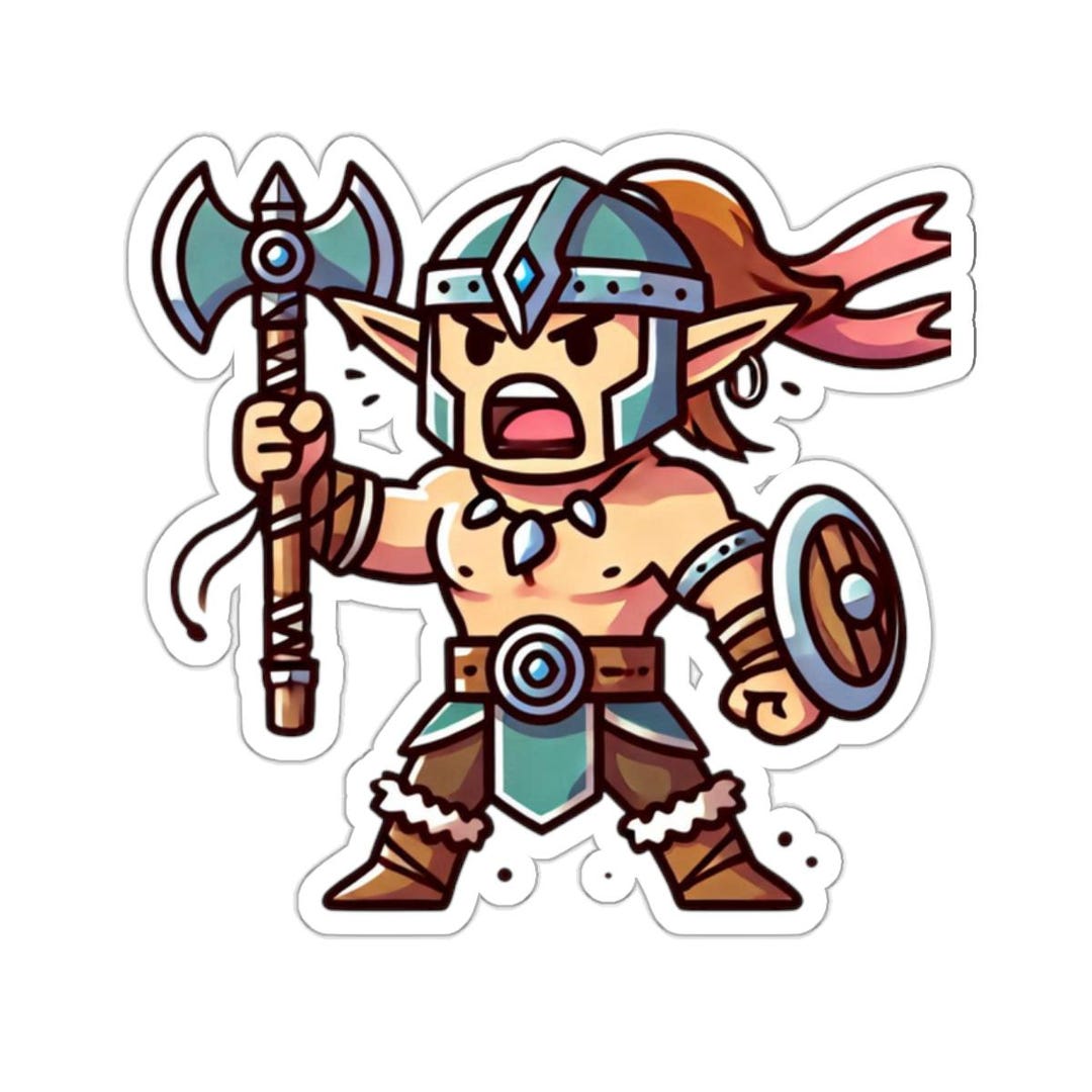 Elf Barbarian Cute Playable Characters TTRPG RPG High Fantasy Dnd Cute ...