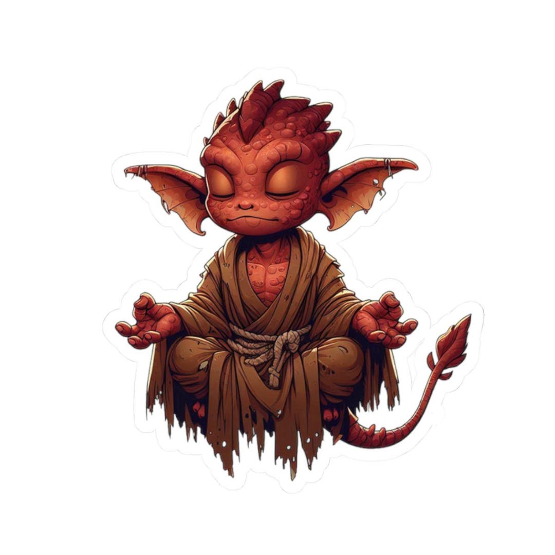 Kobold Monk Stickers, Dnd TTRPG Decals, Laptop Waterbottle Notebook ...