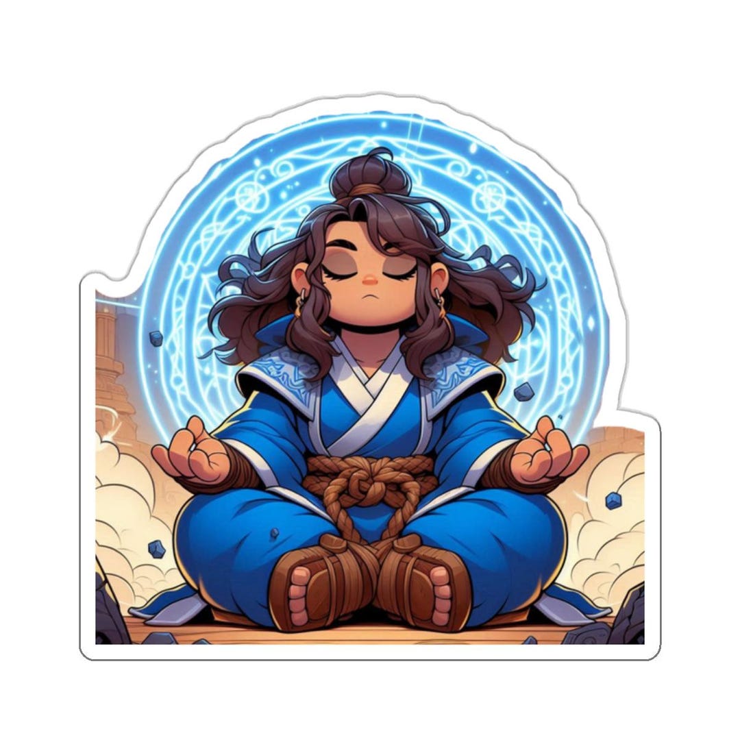 Playable TTRPG, Dwarf Monk, Dnd Characters, Kiss-cut Stickers, Species ...