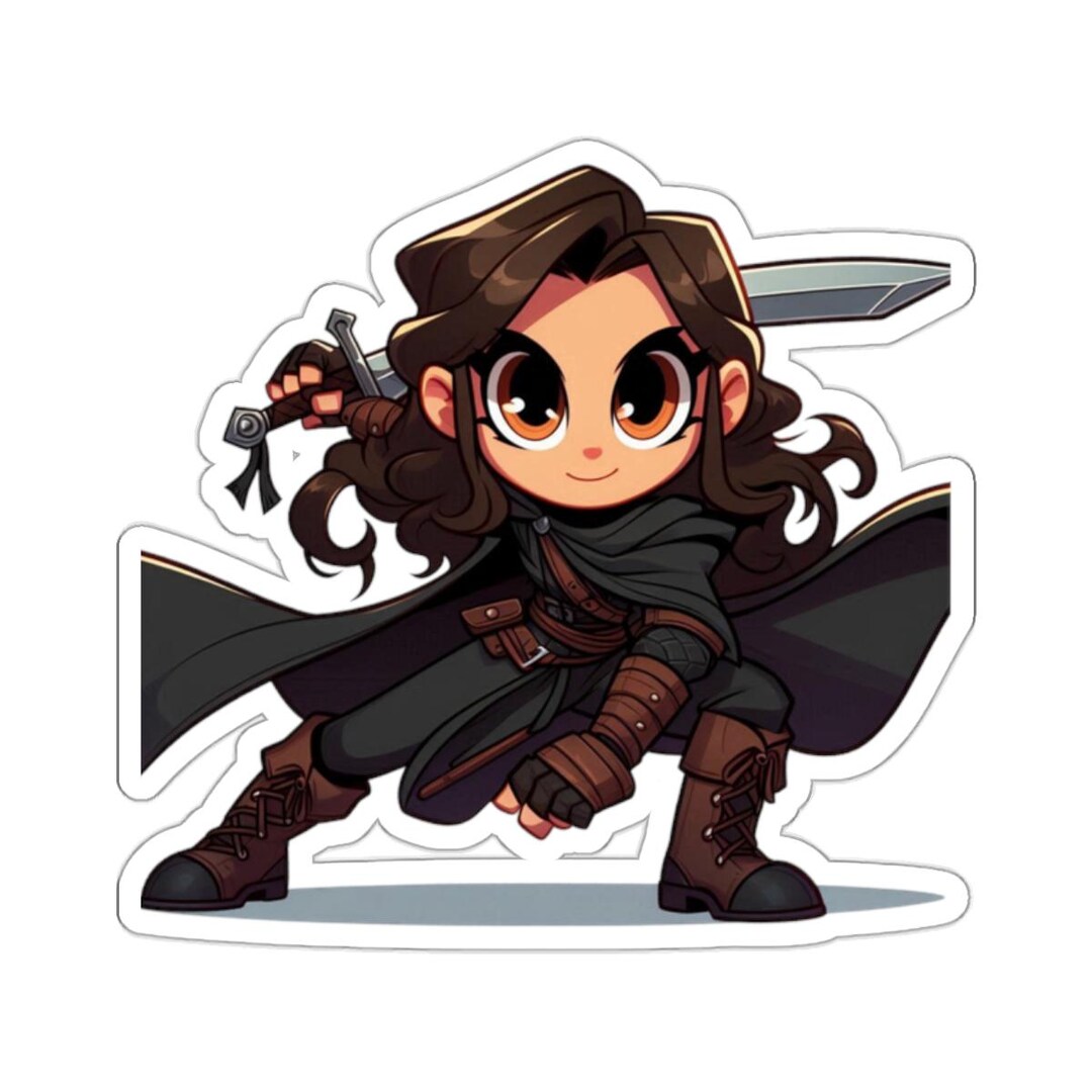 Human Rogue Decals, Dnd Laptop Decals, TTRPG Water Bottle Stickers ...