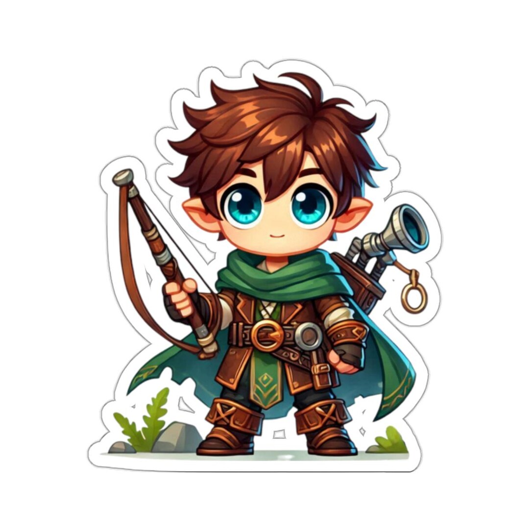 Halfling Ranger Decal, Different Character Classes for TTRPG and Dnd ...