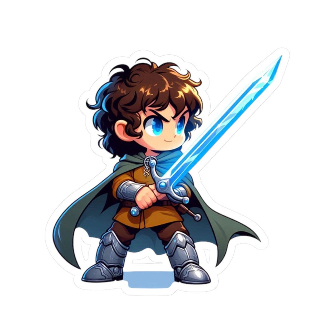 LOTR Inspired Decals, Frodo. Laptop Decals, Cute Characters for Fans, J ...