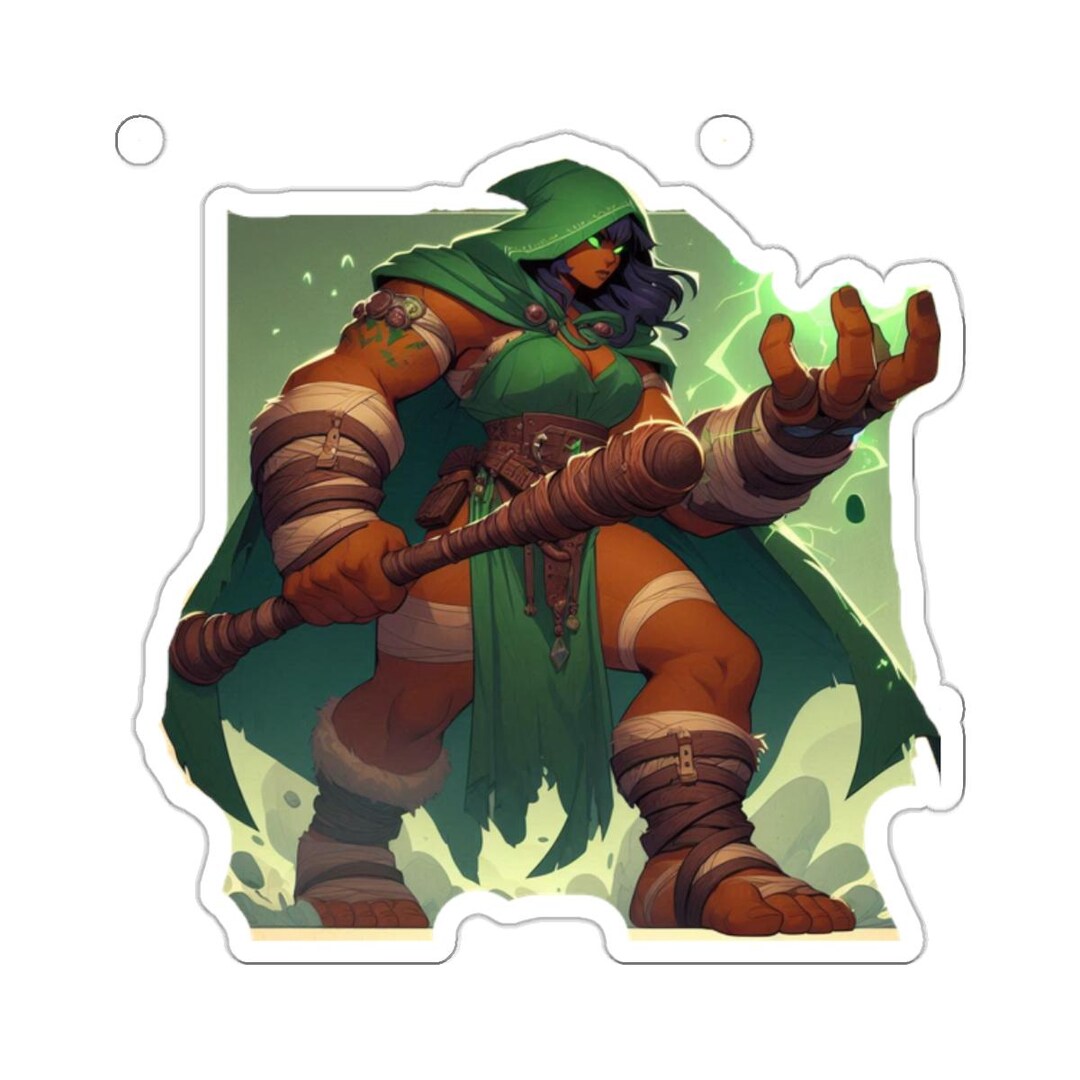 Goliath Druid Sticker: Playable Dnd Character, TTRPG Gift - Etsy