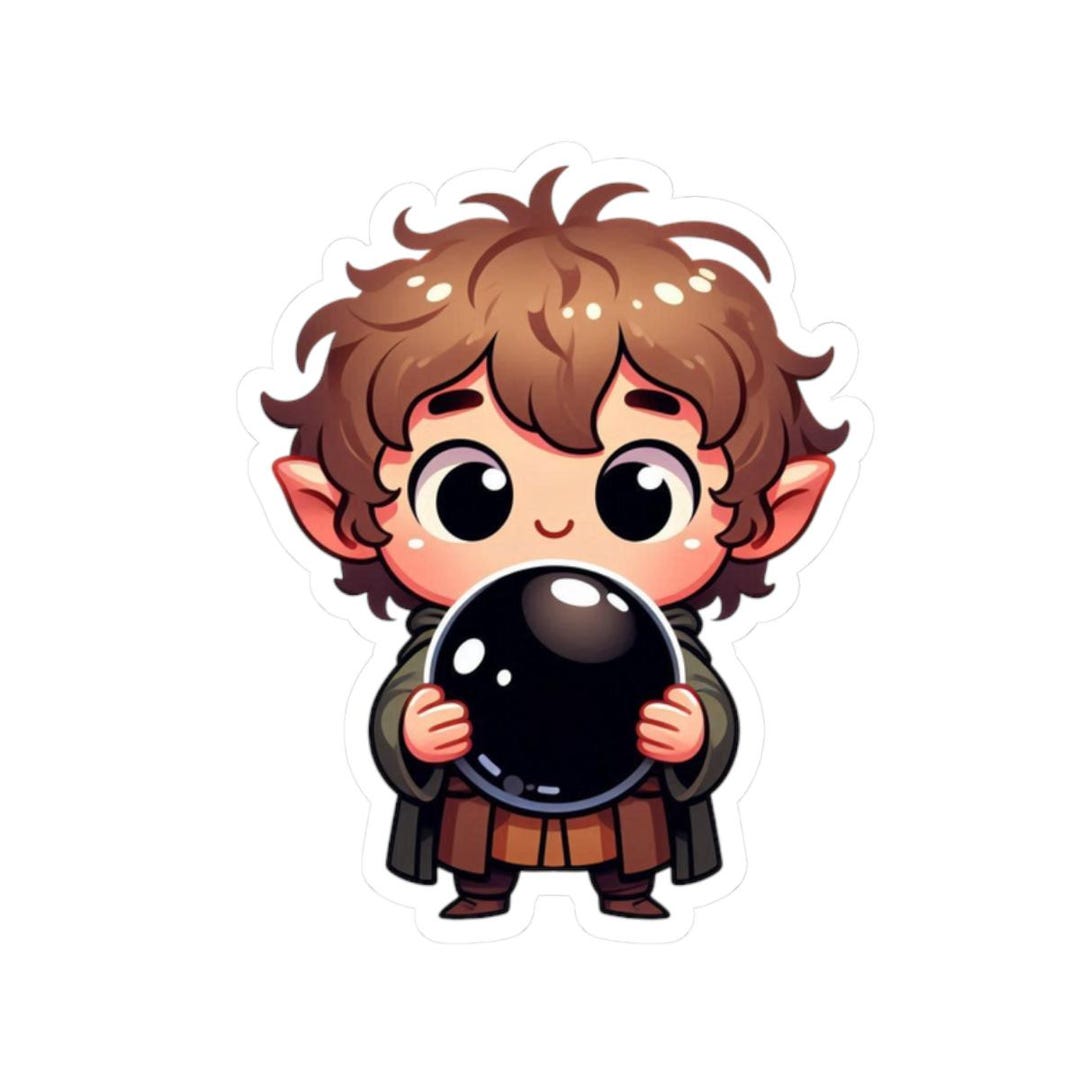 LOTR Inspired Decals, Pippin, Laptop Decals, Cute Characters for Fans ...
