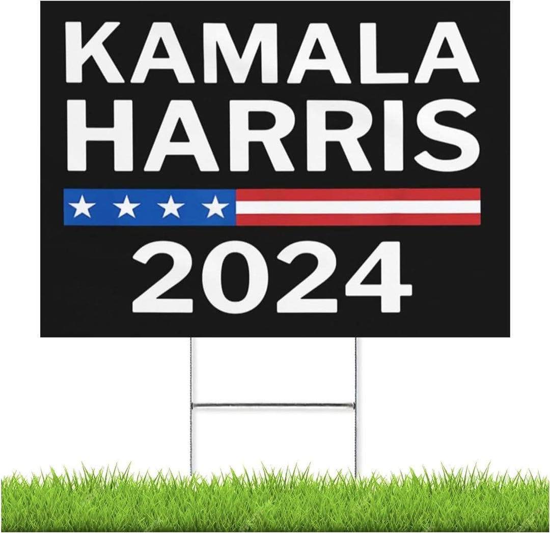 Kamala Harris 2024 Presidential Campaign Yard Sign, Ideal Decoration ...