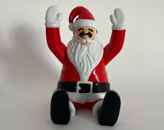Christmas Santa Claus Phone Holder, Christmas Ornament, Christmas Gift ...