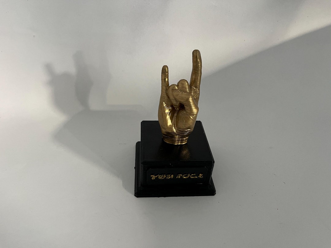 Personalized You Rock Trophy, Rock Star Award Gift, Funny Trophy ...