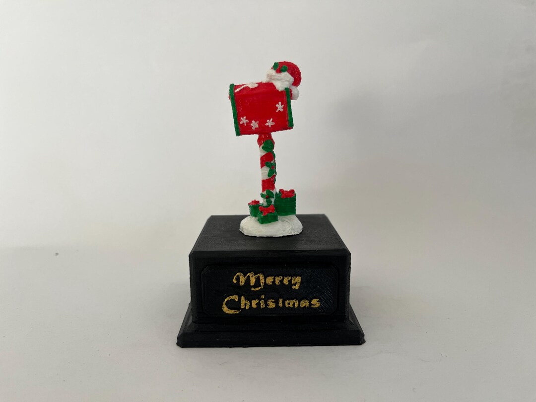 Personalized Mailbox Trophy, Christmas Decor Contest Award Winner, Ugly ...