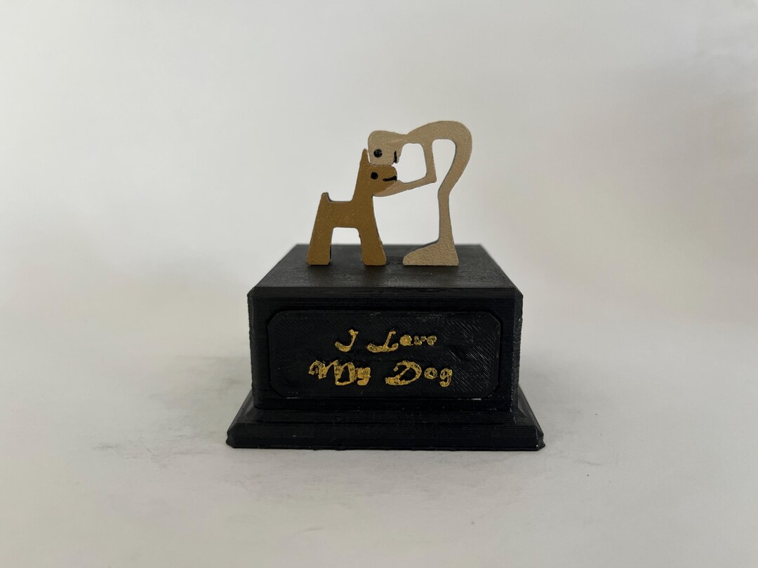 Personalized Dog Owner Trophy, Custom Pet Competition Award, Pet ...