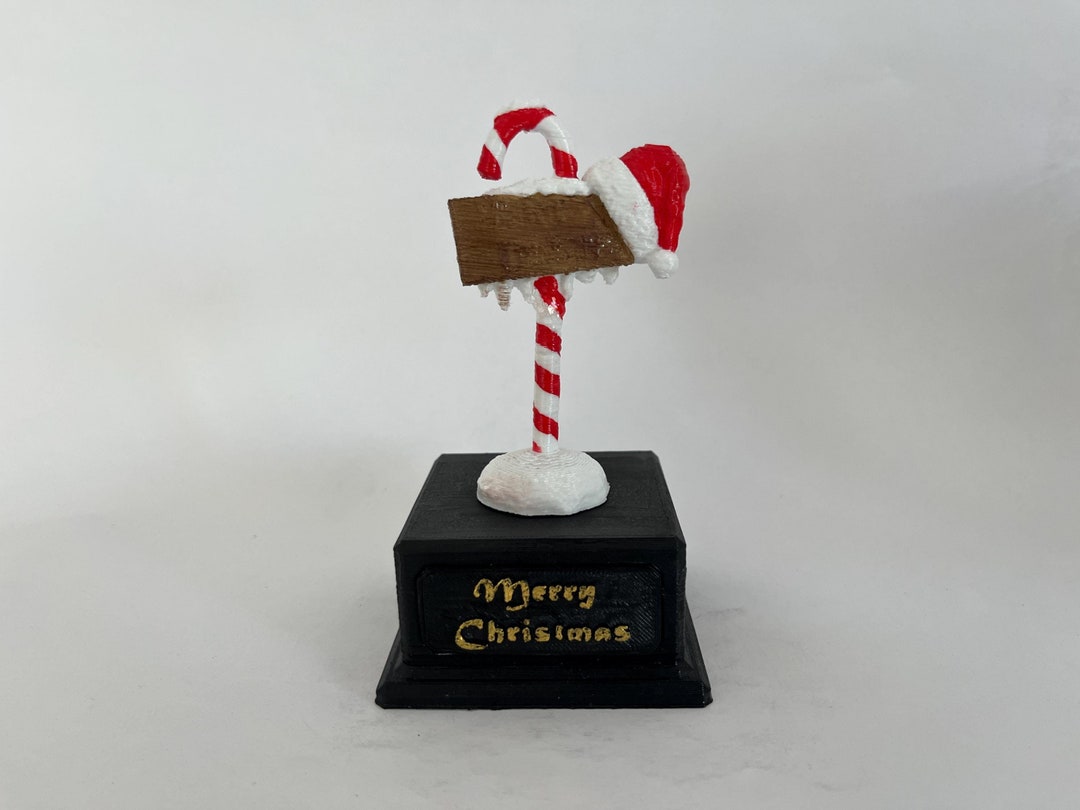 Personalized Mailbox Santa Trophy, Ugly Sweater, Christmas Decor ...