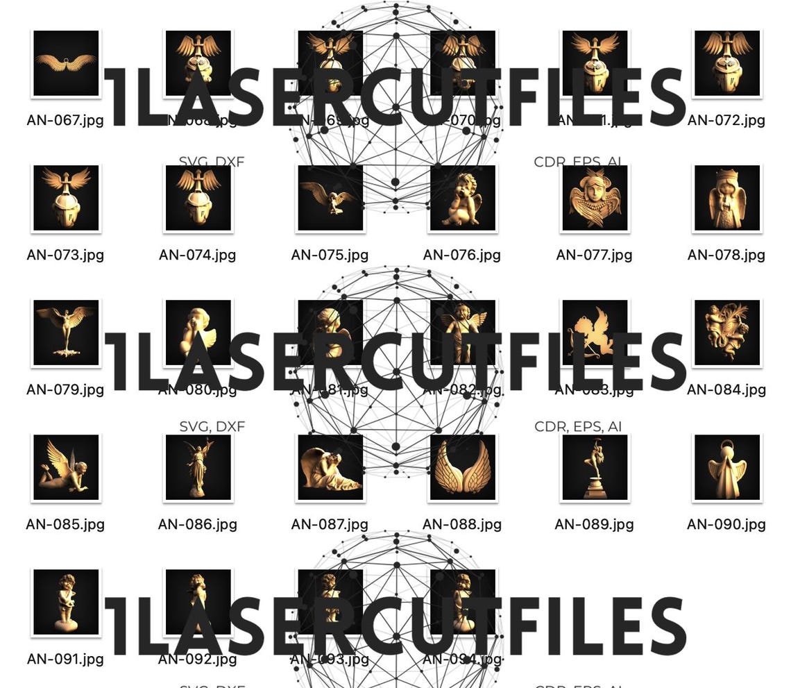 Angles 90 Bundle STL CNC 3D Files for Router Machines Printers Cnc Stl ...