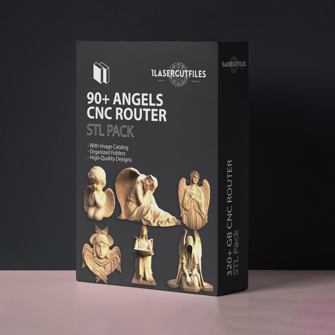 Angles 90 Bundle STL CNC 3D Files for Router Machines Printers Cnc Stl ...