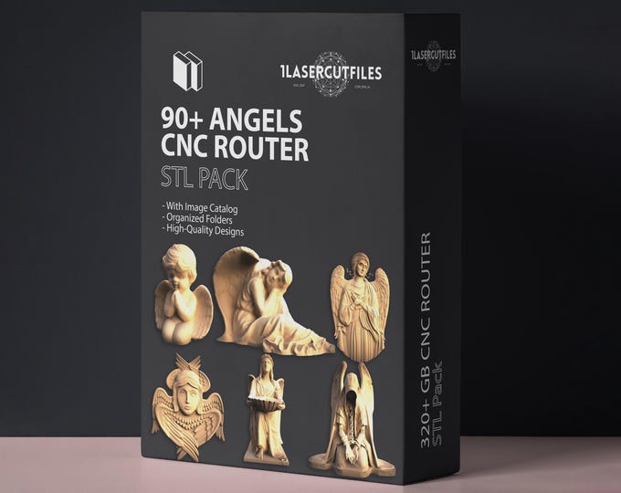 Angles 90 Bundle STL CNC 3D Files for Router Machines Printers Cnc Stl ...
