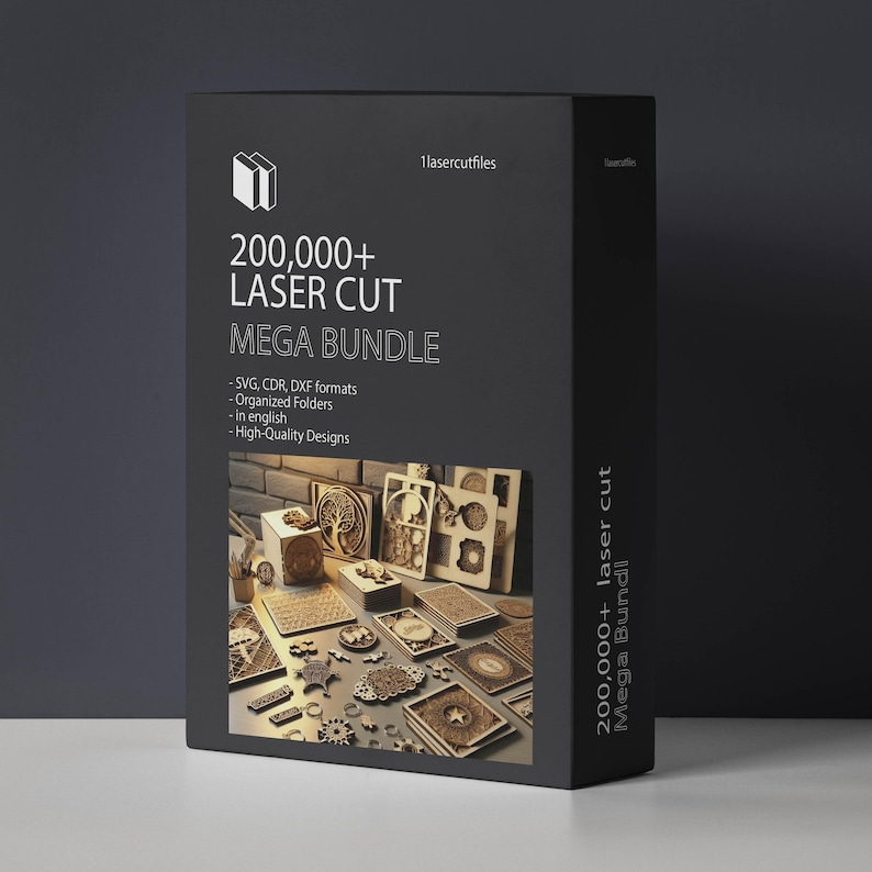 Laser Cut Files Mega Bundle 200k DXF SVG 3D 2D Mega Pack Laser Cut ...
