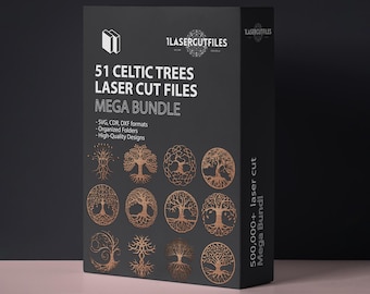 Laser Cut CELTIC TREE SVG Bundle | 51 Trees Dxf Vector Files - Etsy