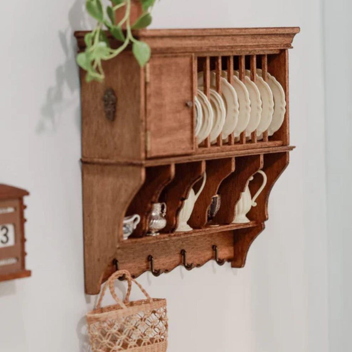 DIY Miniature Scale Plate Wall Shelf - Etsy