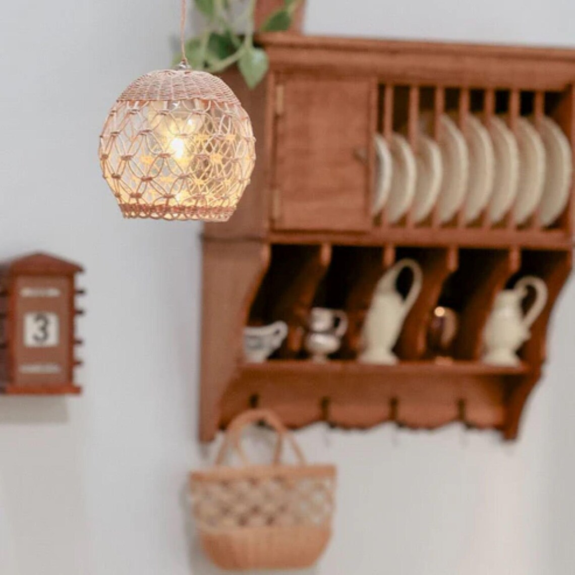 DIY Miniature Scale Plate Wall Shelf - Etsy