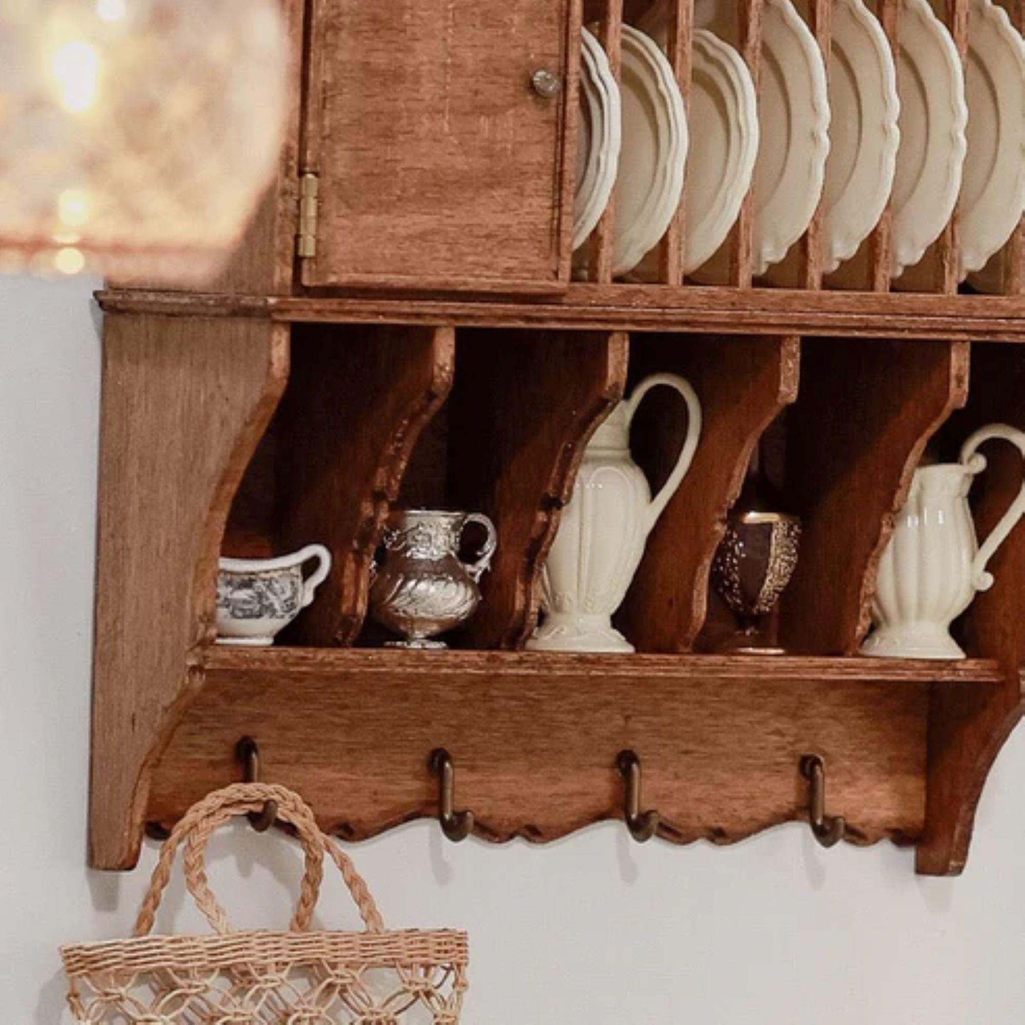 DIY Miniature Scale Plate Wall Shelf - Etsy