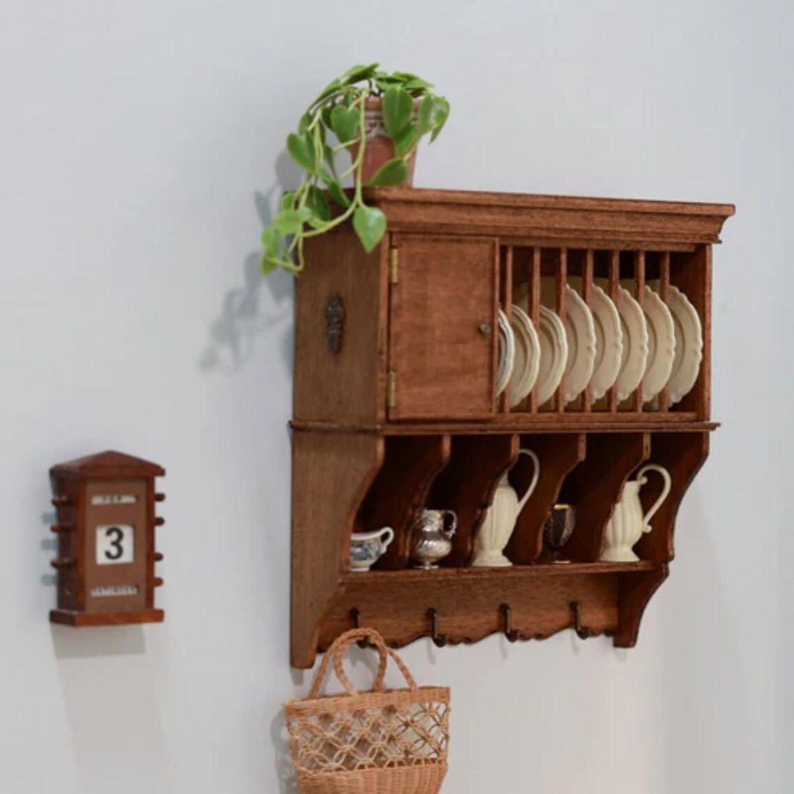 DIY Miniature Scale Plate Wall Shelf - Etsy