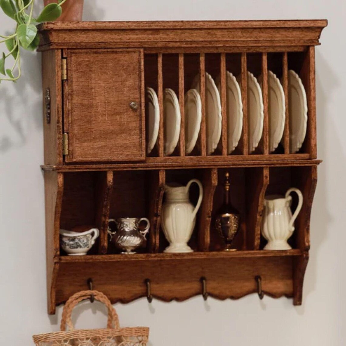 DIY Miniature Scale Plate Wall Shelf - Etsy