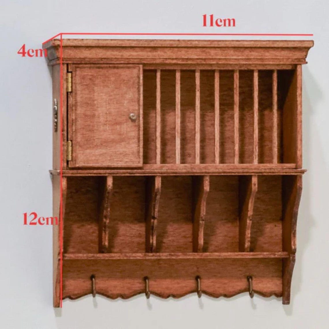 DIY Miniature Scale Plate Wall Shelf - Etsy