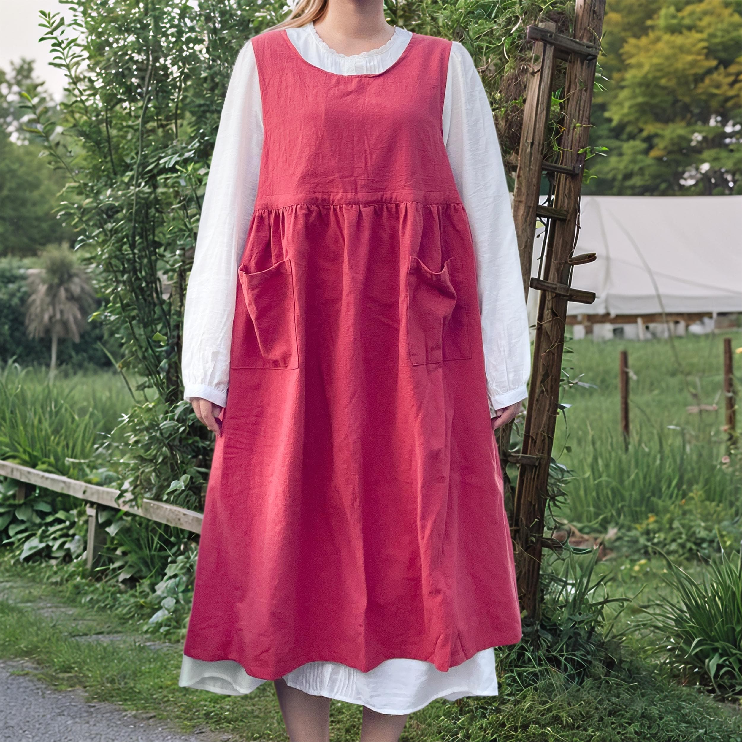 Vintage Japanese Style Aprons, Retro Apron, Aprons for Women, 6 Colors ...