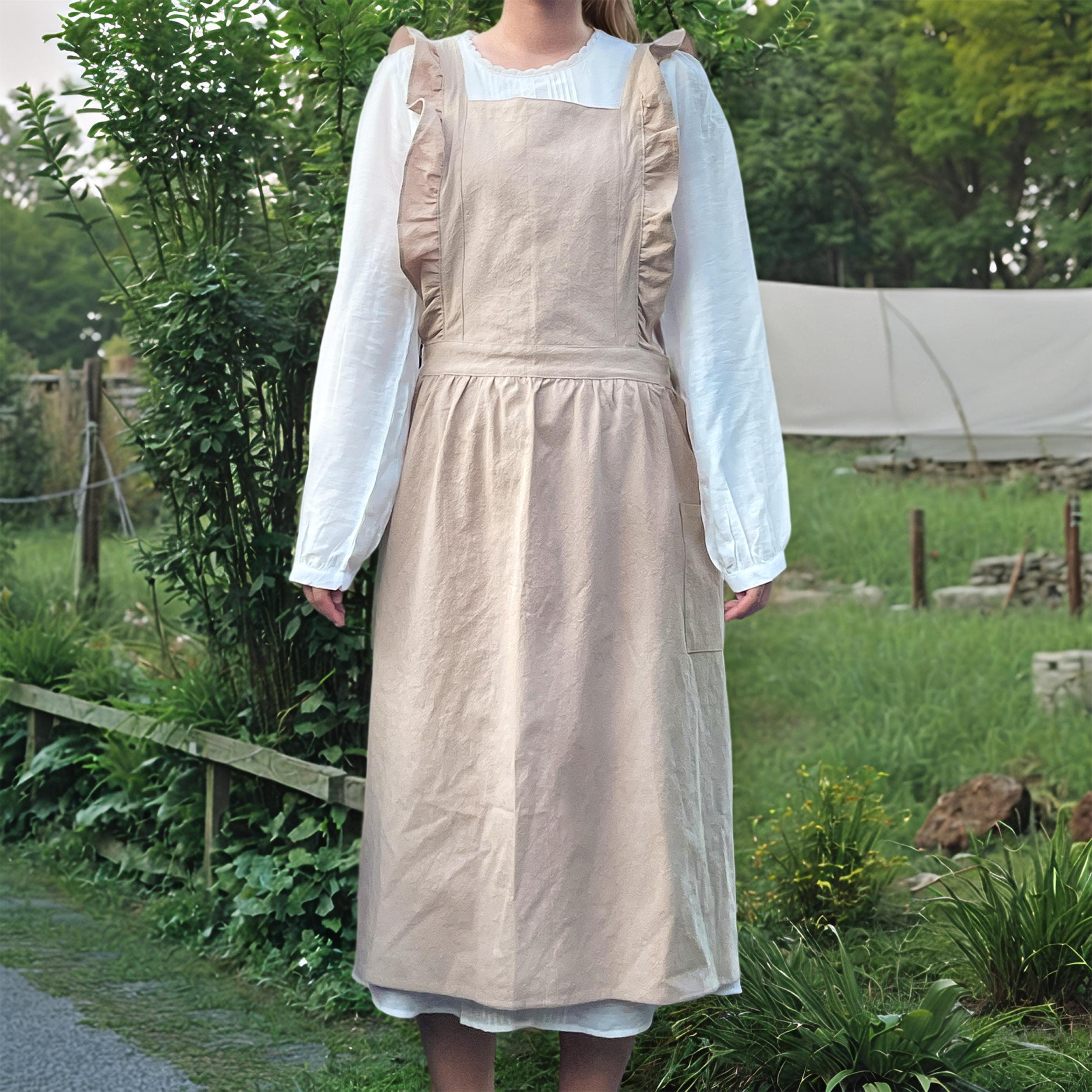 Vintage Japanese Style Aprons, Retro Apron, Aprons for Women, 6 Colors ...