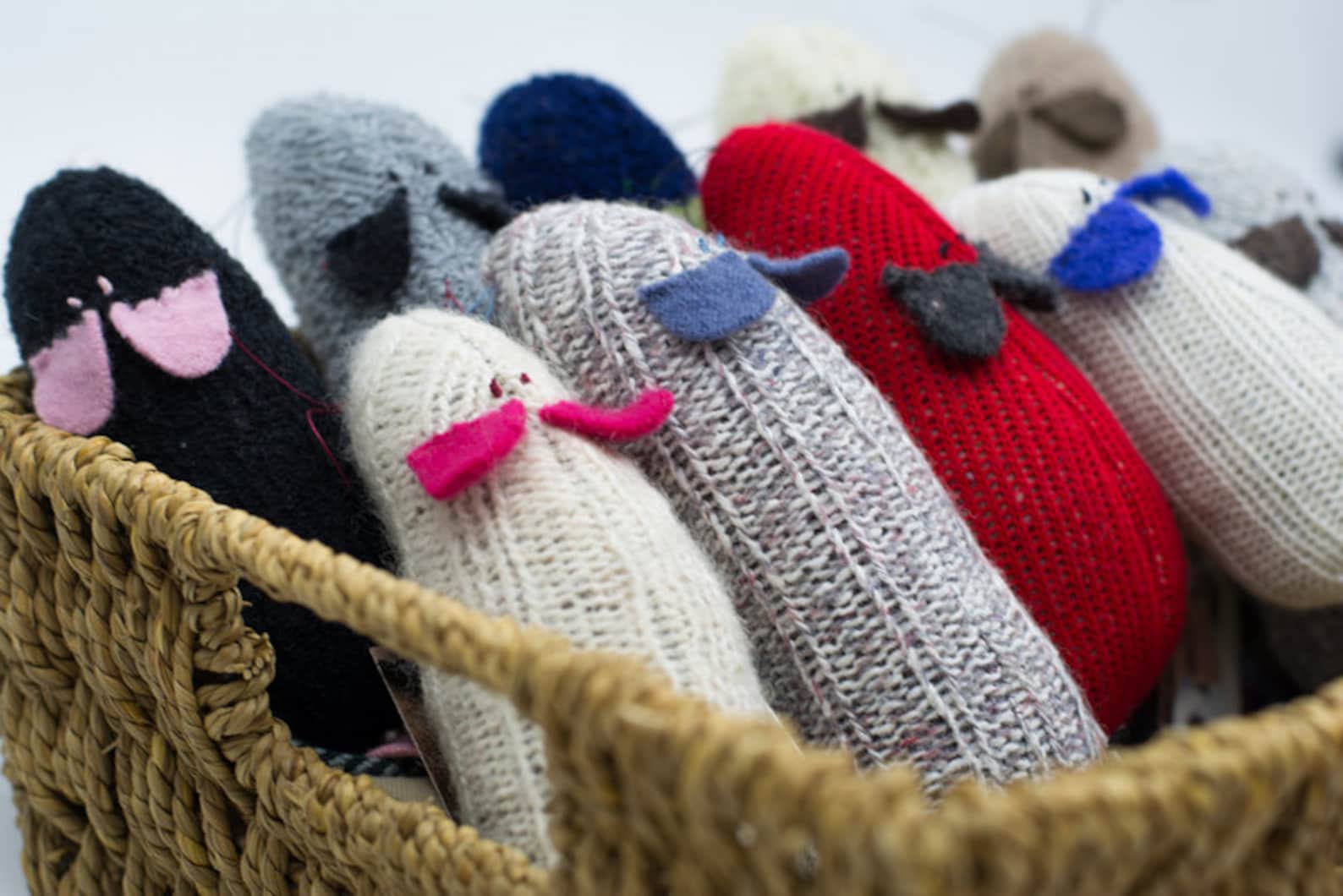 Organic Catnip Cat Toy Wool Mouse Cat Toy Large Kicking Toy - Etsy