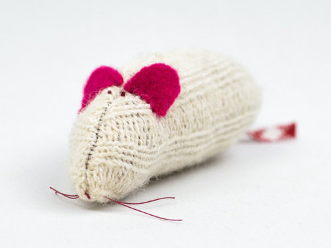 Organic Catnip Cat Toy, Wool Mouse Cat Toy, Large Kicking Toy, Wool ...