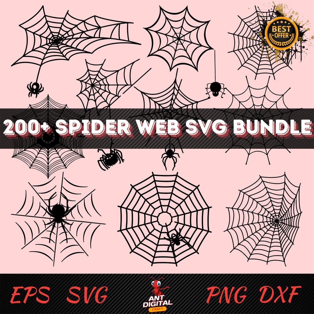 Spider Web Svg, Spider Web Clipart, Spider Web Svg for Cricut, Spider ...