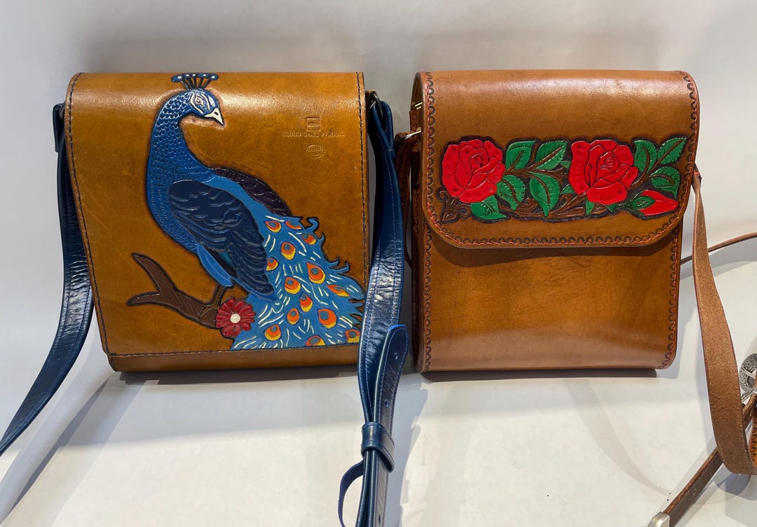 Handmade Leather Purses - Etsy